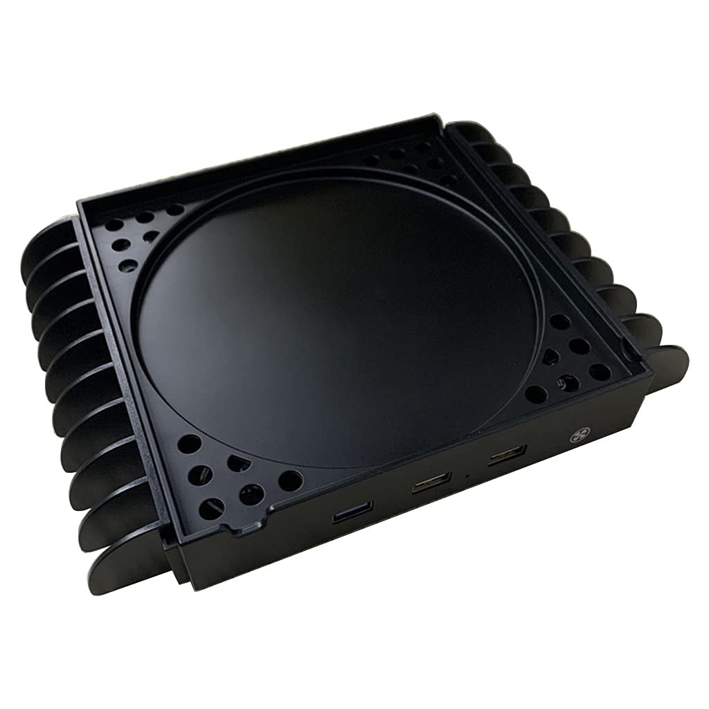 Kingjinglo Base Support for Xbox Series X Game Discs Storage Stand Control Cooler Cooling Game Console Accessories Holder Console Cooling Base