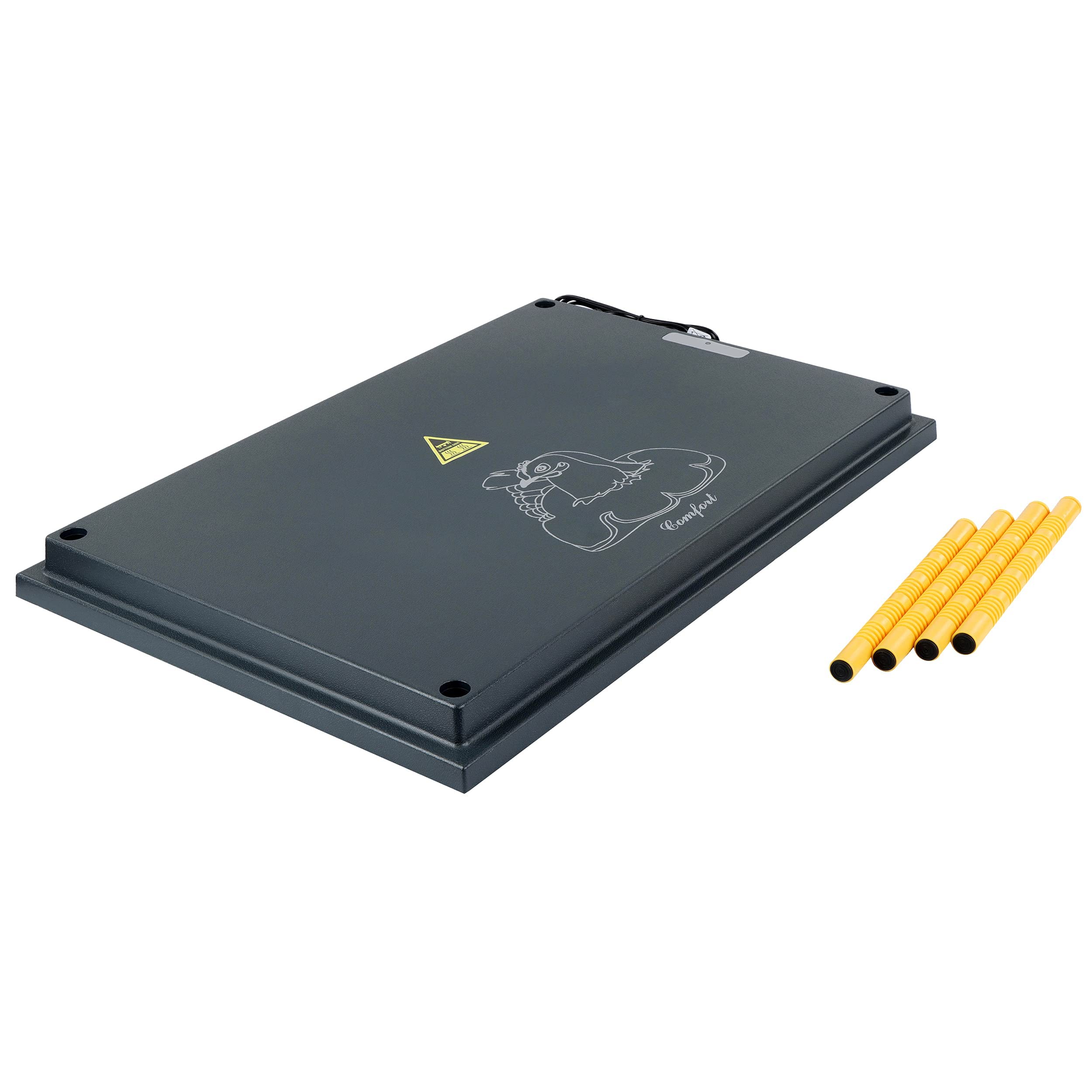 Rural365 Chick Heating Plate Brooder Plate - 16x24in Brooder Heat Plate for Chicks and Ducklings with Adjustable Height