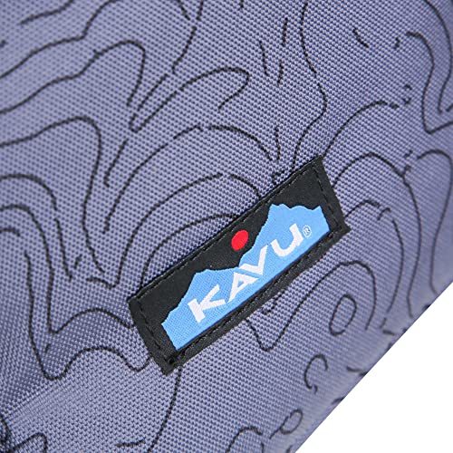 KAVU Snack Sack Insulated Crossbody Leak Proof Cooler Bag-Stone Topo