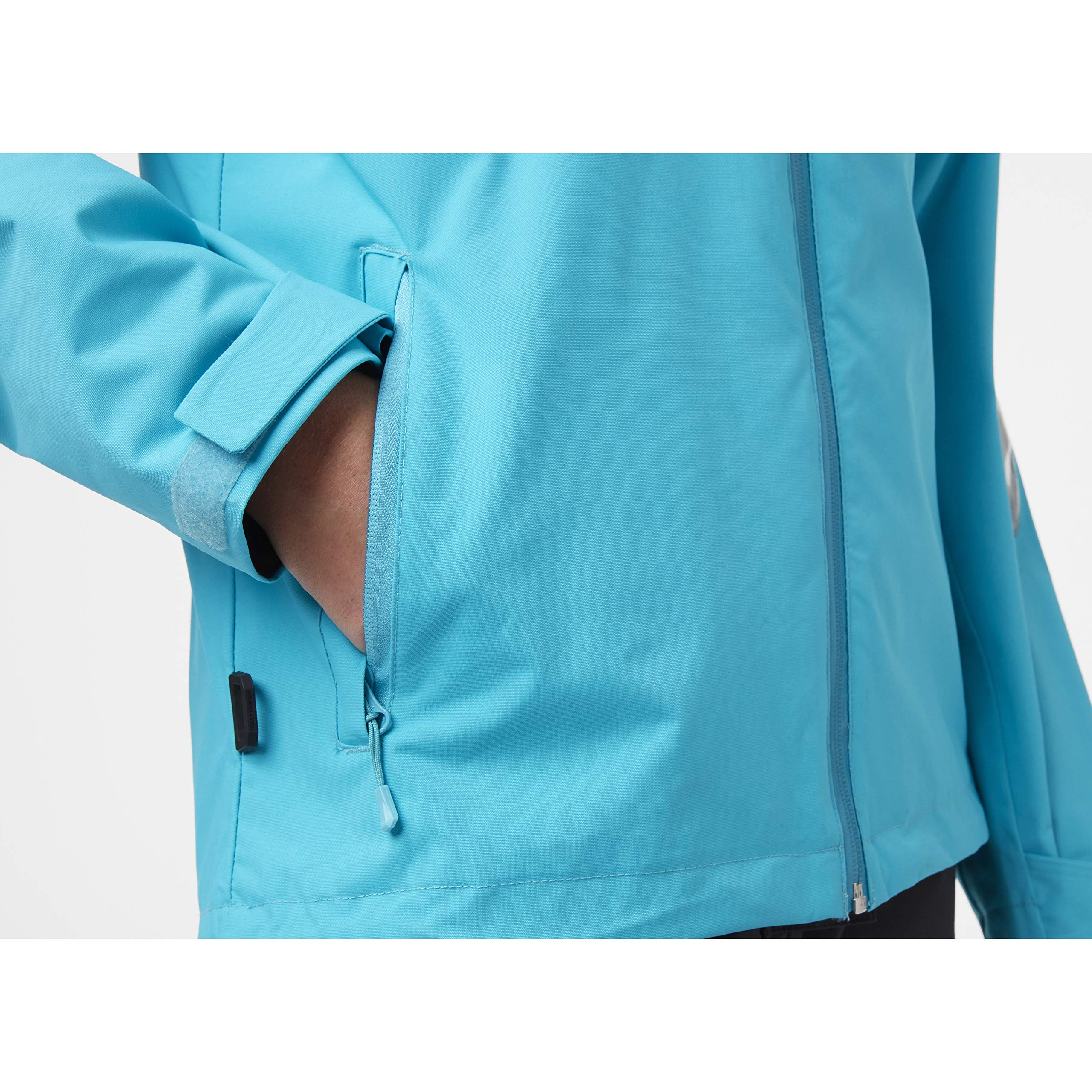 Helly Hansen Women's Salt Flag Waterproof Windpoof Breathable Sailing Jacket, 414 Reef Green, X-Small