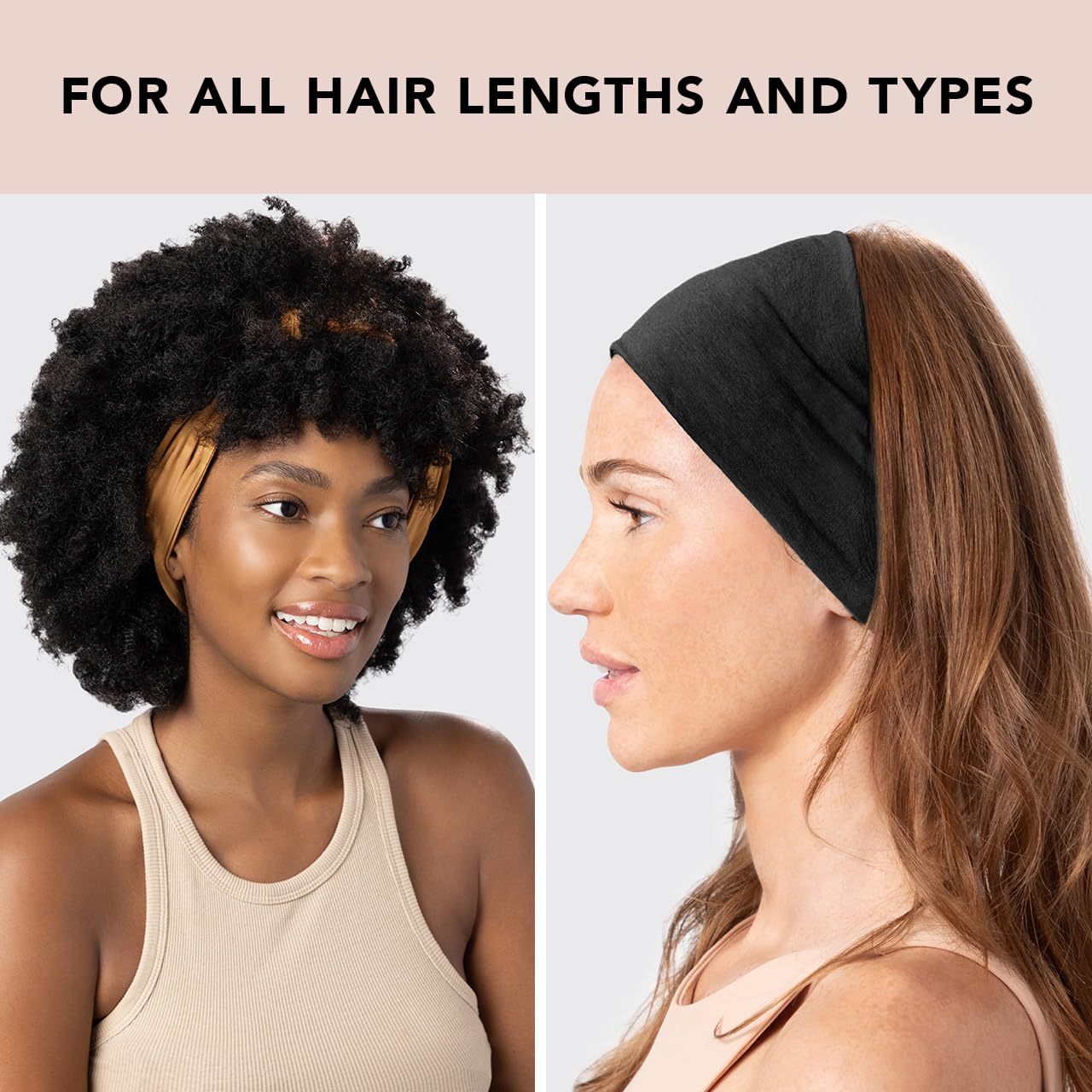 Kitsch Eco-Friendly Adjustable Bow Cotton Headband for Women & Girls - Head Ties, 2pc (Moss)