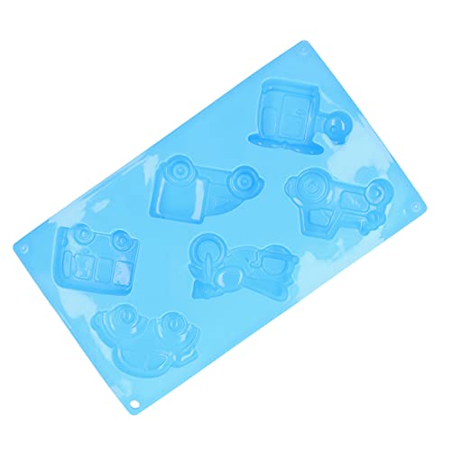 Innovative 6-Grid Vehicle Pattern Mold for Creative Baking and Crafts(Automobile Mold)