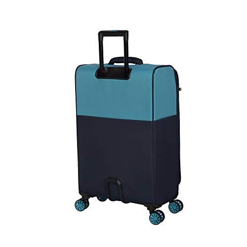 it luggage Duo-Tone 3 Piece Softside 8 Wheel Spinner, Capri Breeze/Dress Blues, 3 Pc Set