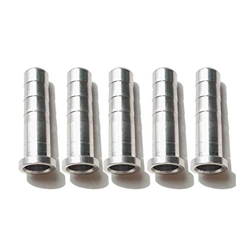 JJZS 12pack Archery Arrow Aluminum Inserts for 0.244’’ Carbon Arrow Shaft, Practice Field Points Inserts Adapter 6.2mm Fit Compound Bow Recurve Bow Target Shooting