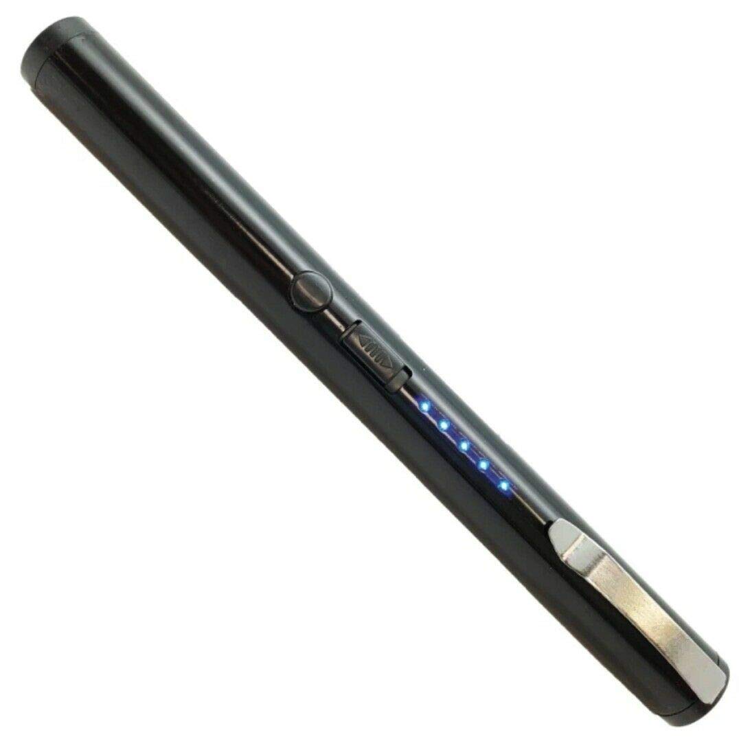 JC UNIVERSAL - Pen Style High Power Stun Gun Self Defense Protection Tool in Black, USB Rechargeable