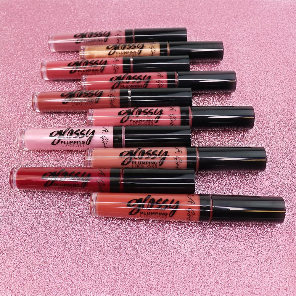 L.A. Girl Glossy Plumping Lipgloss- Fancy, 0.17 Fl Oz