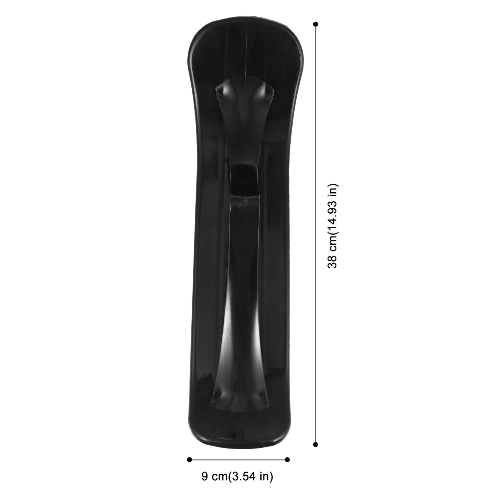 IMIKEYA 2pcs Snow Scooter Ski Sled Kit, Sand Scooter Conversion Kit, Fold Skate Board Outdoor Snow Scooter Sled Ski Attachment for Kids, Black