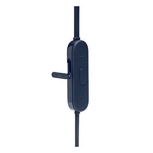 JBL Tune 125 - Bluetooth Wireless in-Ear Headphones with 3-Button Mic/Remote and Flat Cable - Blue, Small