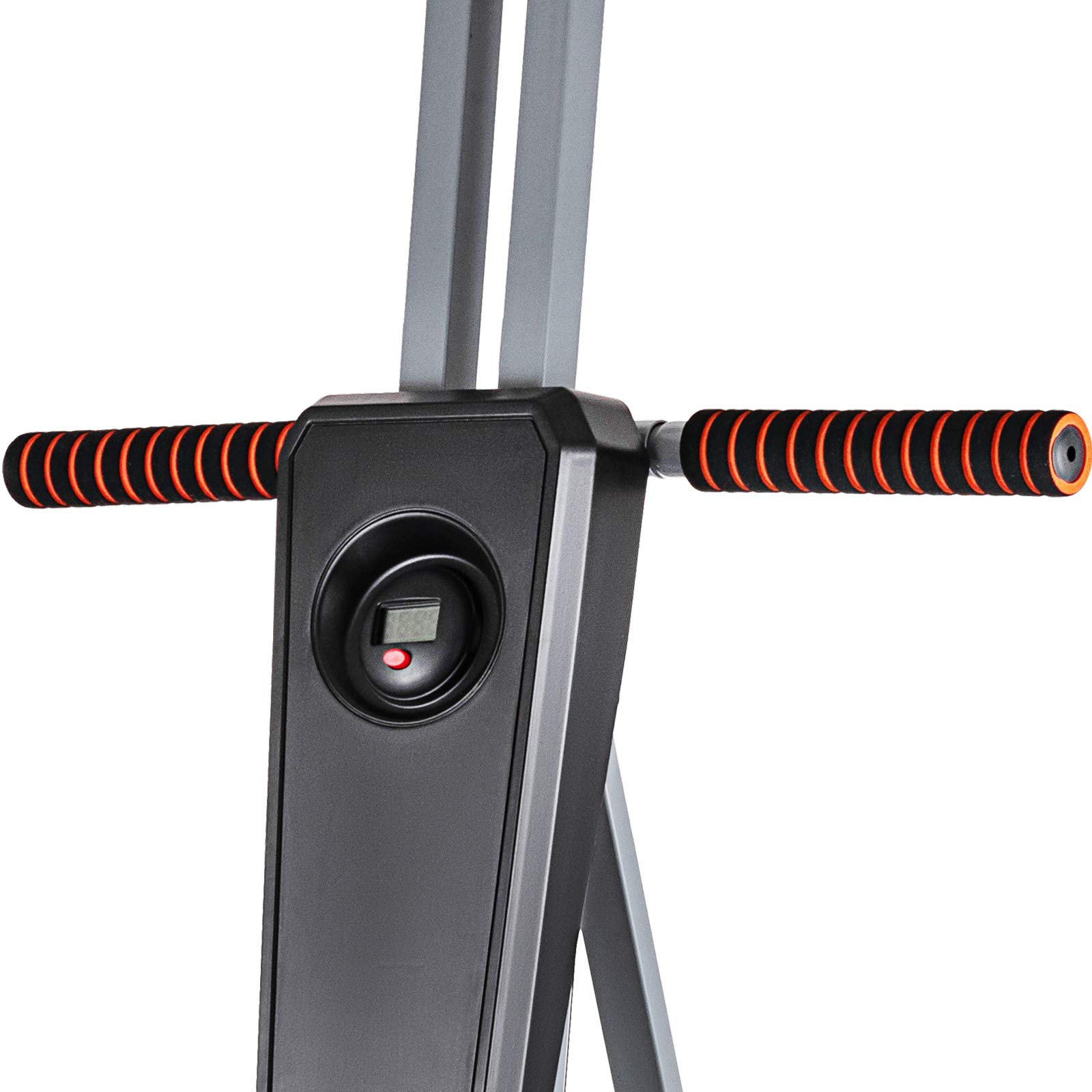 Hihone Vertical Climber Adjustable Exercise Climber Trainer, 400Lbs Capacity Steel Frame Cardio Climber Full Body Stair Climber,Home Gym Exercise Folding Climbing Machine for Men and Women