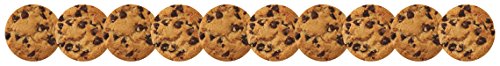Hygloss Products Chocolate Chip Cookies Die-Cut Bulletin Board Border β Classroom Decoration β 3 x 36 Inch, 12 Pack