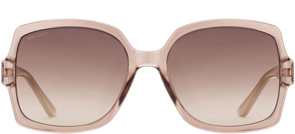 JIMMY CHOO Square Sunglasses Sammi/G FWMHA Nude 55mm