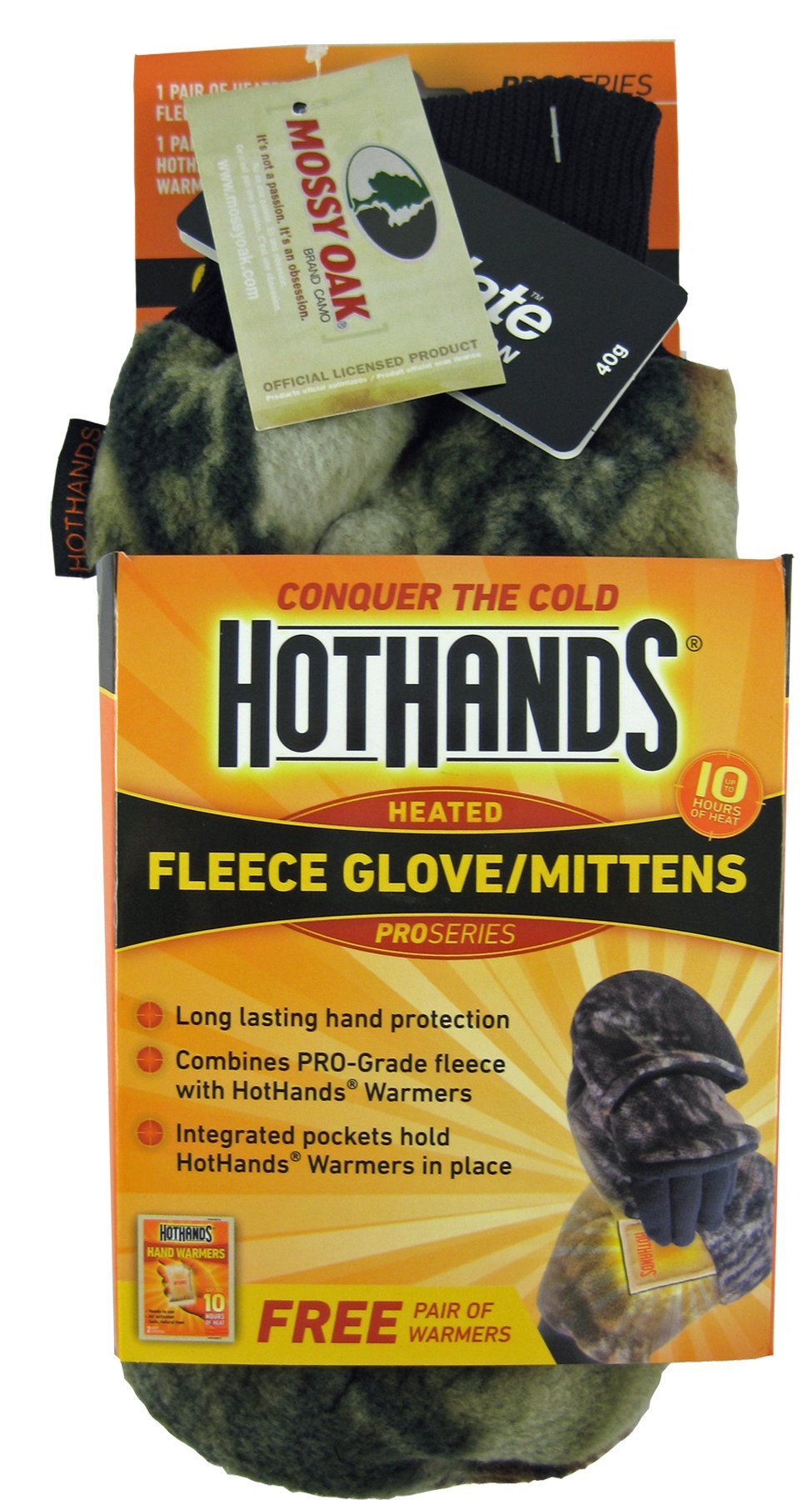 Hothands Heatmax, Inc Heated Fleece Mittens (Camo, Large/X-Large) (MMO2)
