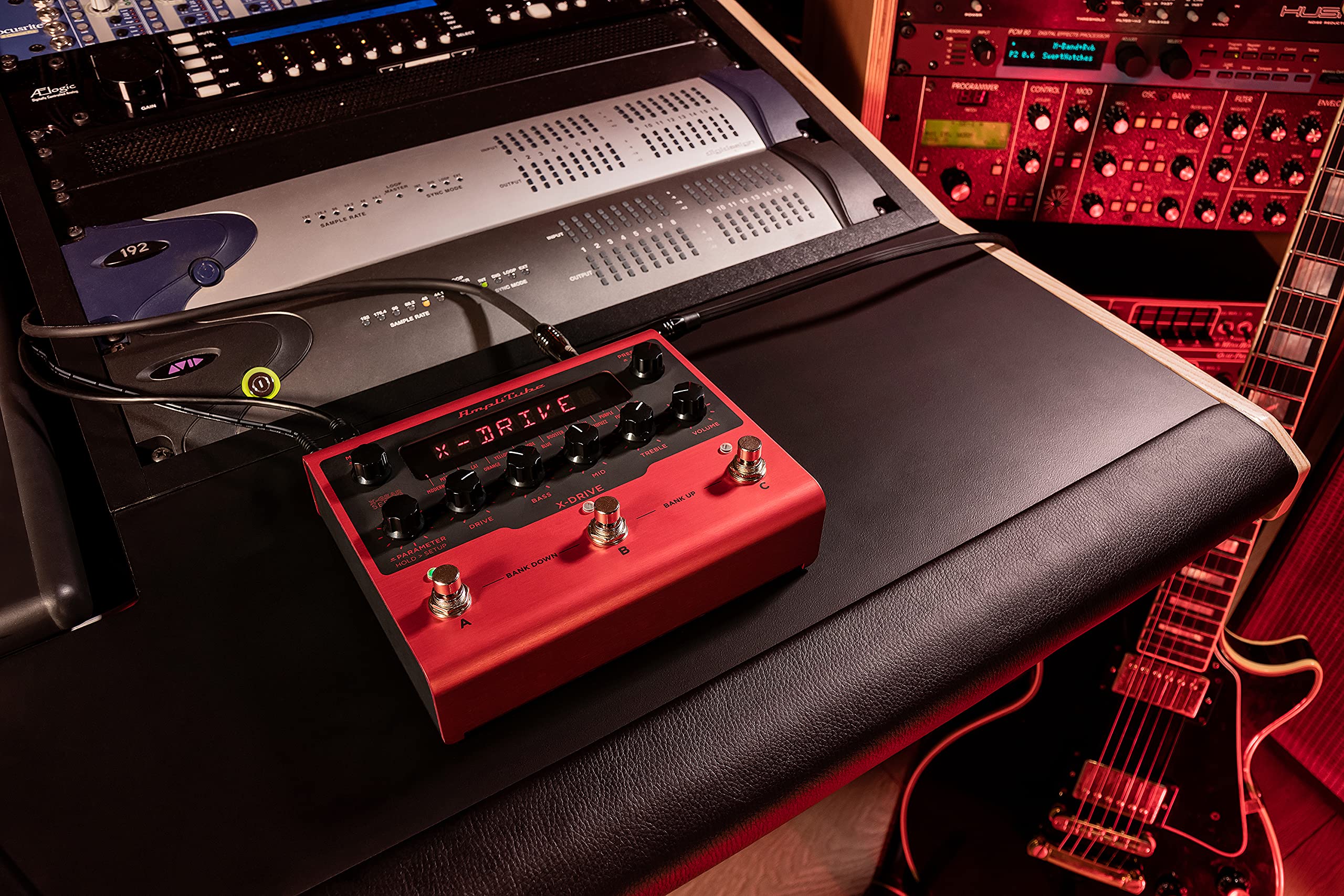 IK Multimedia AmpliTube X-DRIVE Distortion pedal, All-time distortion, overdrive, fuzz, compressor and more with onboard cabinet emulation