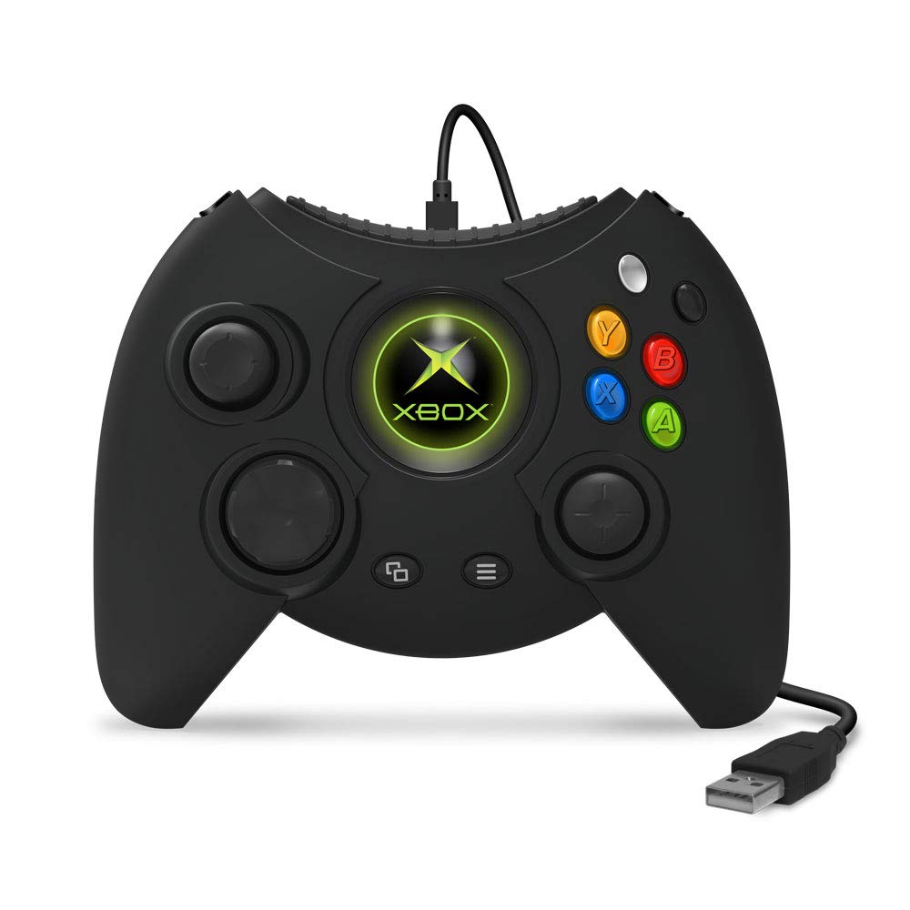 Hyperkin Duke Wired Controller for Xbox One/ Windows 10 PC (Black) - Officially Licensed by Xbox