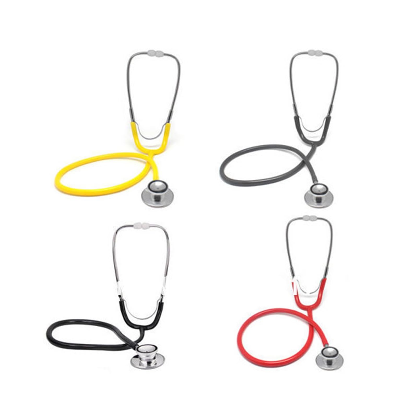 ulafbwur Portable Dual Head Doctors EMT Clinical Stethoscope Medical Auscultation Device Flimikun