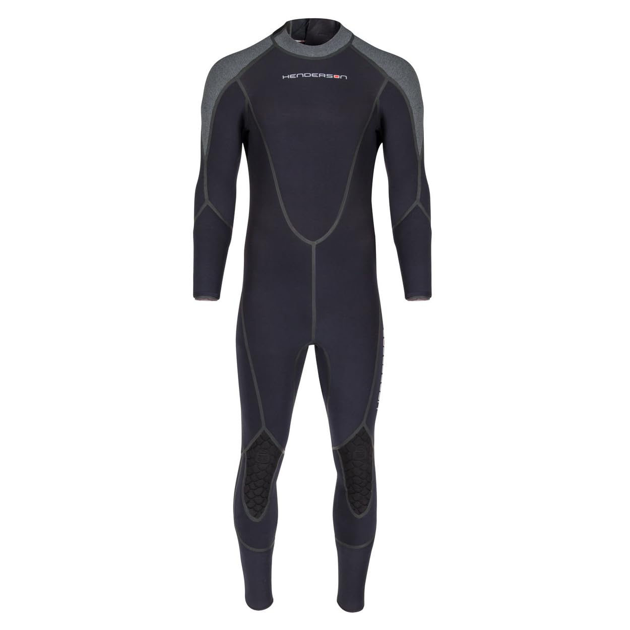 Henderson 5mm Men's Aqua Lock Back Zip Dive Fullsuit - Black - X-Large