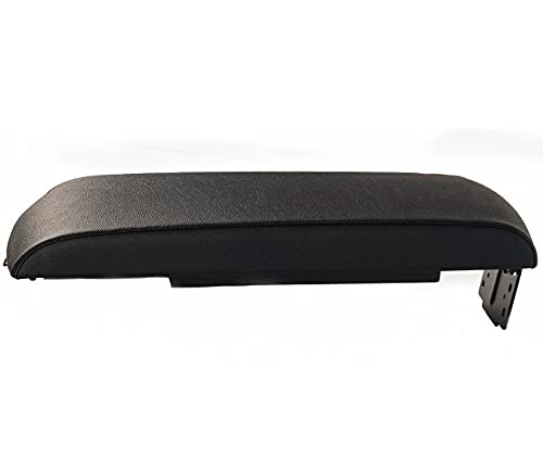 KARPAL Center Console Armrest Cover Lid Latch Hinge Leather Compatible With 2013-2018 Ford Flex FA8Z7406024AA 6-Speed Auto Trans Black