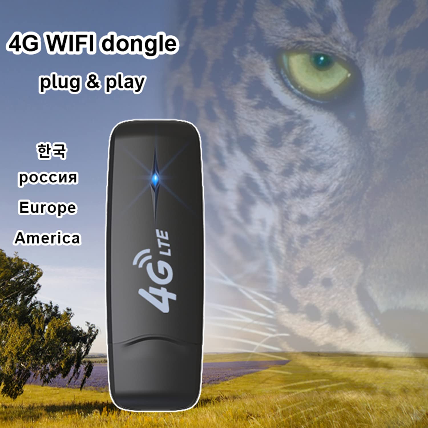 HOSAYA 4G LTE USB WiFi Modem Portable 4G Router with SIM Card Slot High Speed Portable Travel Hotspot Mini Router Unlocked 4G dongle, Black, 88mmx28mmx9mm