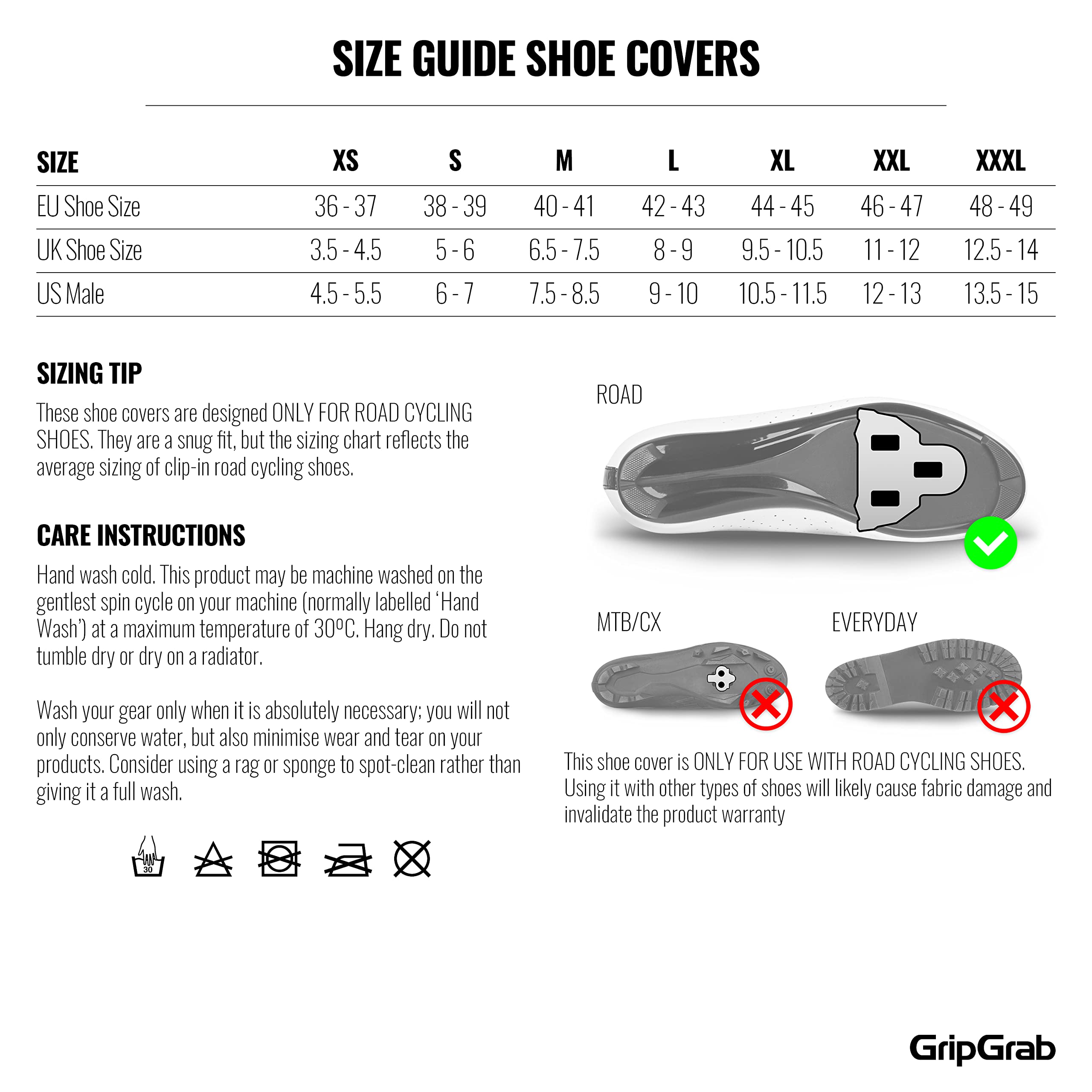 GripGrab Ride Winter Road Shoe Covers Thermal Waterproof Neoprene Road Cycling Overshoes Cycling Shoe Covers Cold Weather