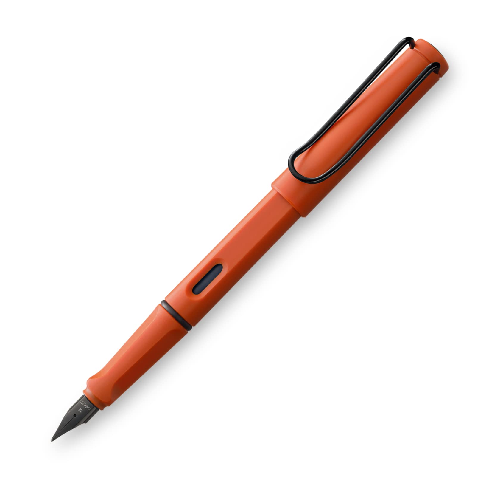 LAMY Safari 041 Fountain Pen - Modern Fountain Pen in Terra Colour with Ergonomic Grip and Timeless Design - Nib Size M