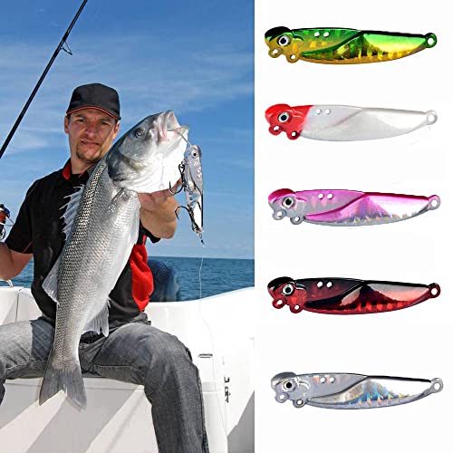 Kedelack Metal Bait VIB Fishing Accessories Simulation Insect Grasshopper Shaped Fishing Tools Artificial Bait (Color : 2)