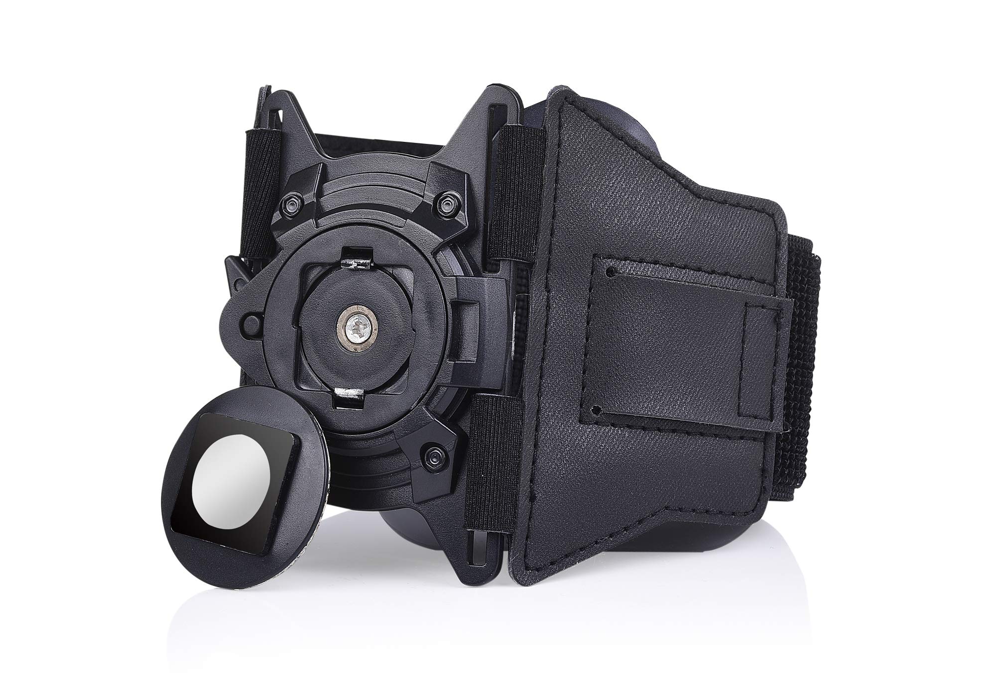 igooke Universal Phone Armband, Running Phone Holder with Quick Mount for iPhone 12 Pro Max Note 20 Ultra S20 Ultra Note 10 Plus etc for Sports Workout Exercise Jogging (Black)