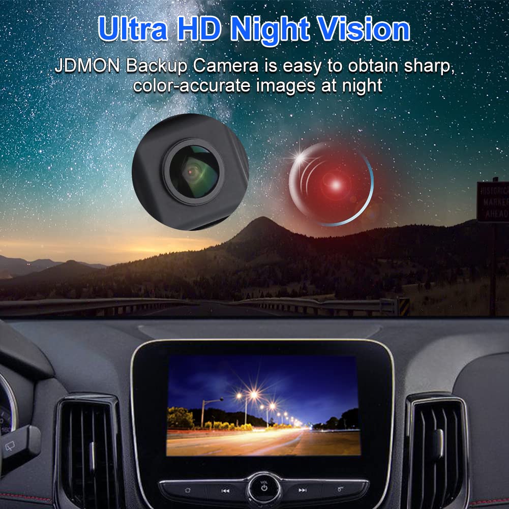 JDMON Backup Camera Replacement for 2011 2012 2013 Kia Optima/Kia Optima Hybrid 2.0L 2.4L Rear View Park Assist Reverse Camera Replacement for 95760-2T001 957602T101 957602T001 95760-2T101