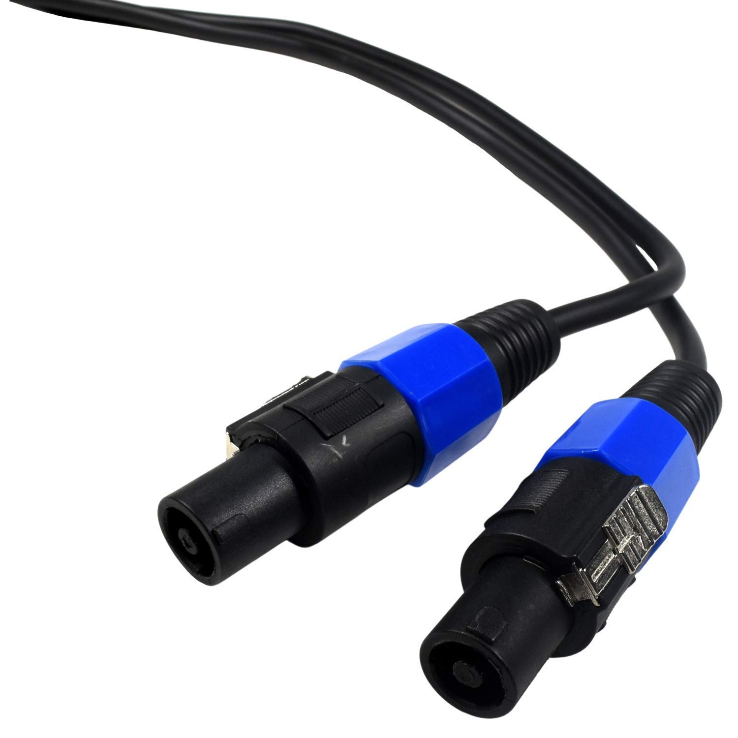 HQRP 6ft Speakon to Speakon (M/M) Cable for Ashdown CL-115 Bass Amplifier Cabinet; for Behringer Classic BVT5500H Bass Amp Head/Europower PMP6000 Powered Mixer