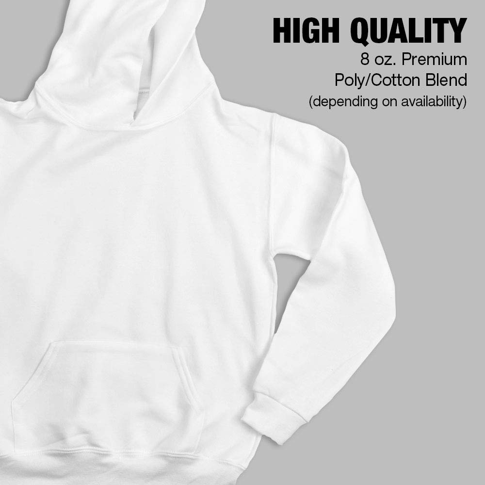 LOGOVISION Spalding University Official Distressed Primary Logo Unisex Youth Pull-Over Hoodie,Charcoal, X-Large