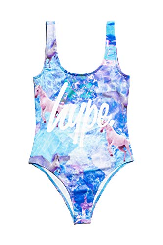 Hype Unicorn Dream Script Kids Swimsuit