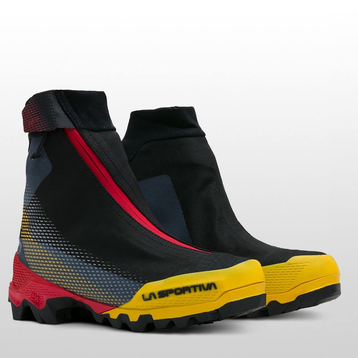 La Sportiva Mens Aequilibrium TOP GTX Mountaineering/Hiking Shoes, Black/Yellow, 10.5
