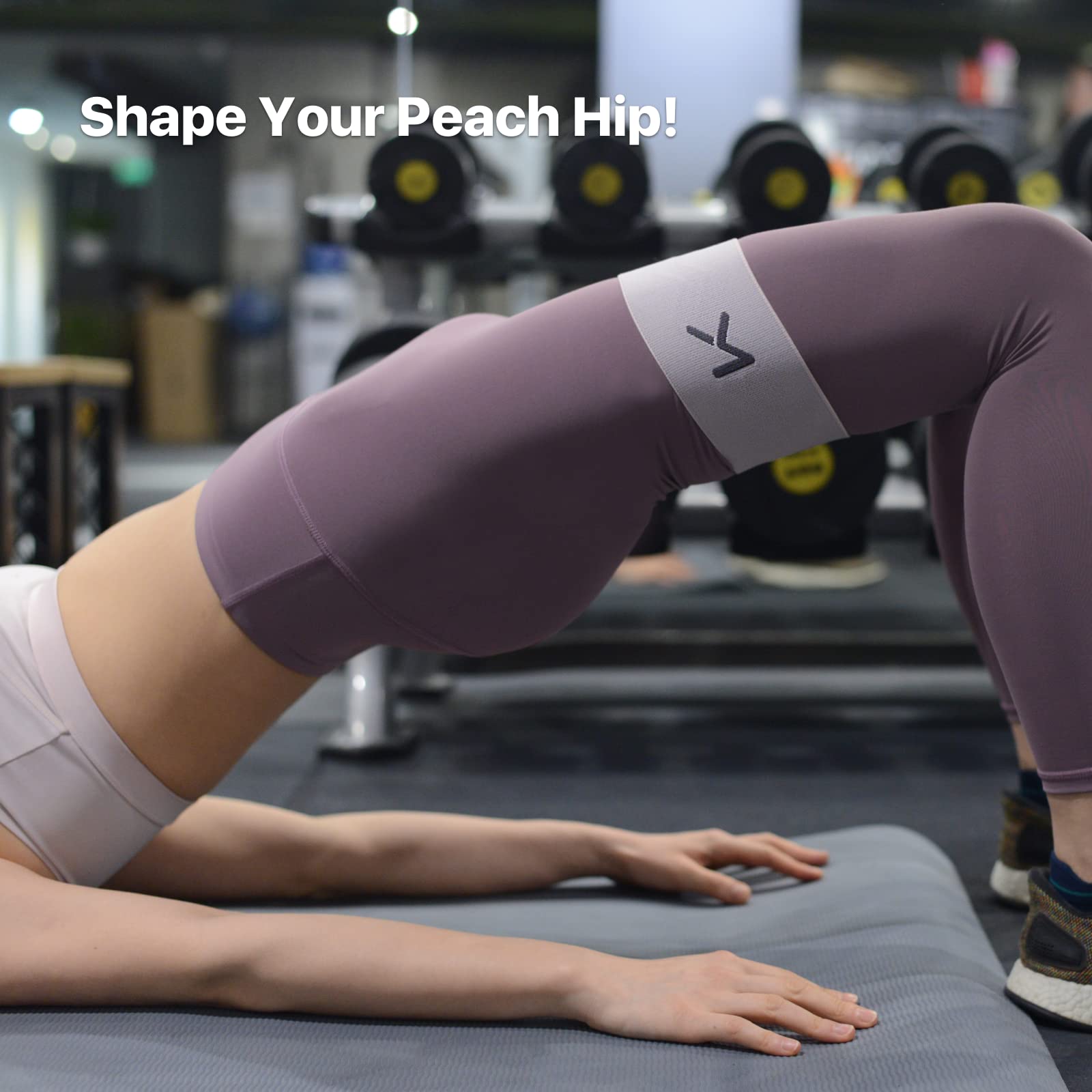 KEEP Booty Bands for Women,Leg Bands for Working Out,3 Sizes are Available,Premium Natural Latex,120 lbs max,Squat Bands,Resistance Bands for Legs,Fabric Resistance Bands for Working out,Hip bands