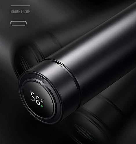 Stainless Steel Thermos, Smart Sports Water Bottle with LED Temperature Display ,Double Wall Vacuum Insulated Water Bottle, Stay Hot for 24 Hrs, Cold for 24 Hrs