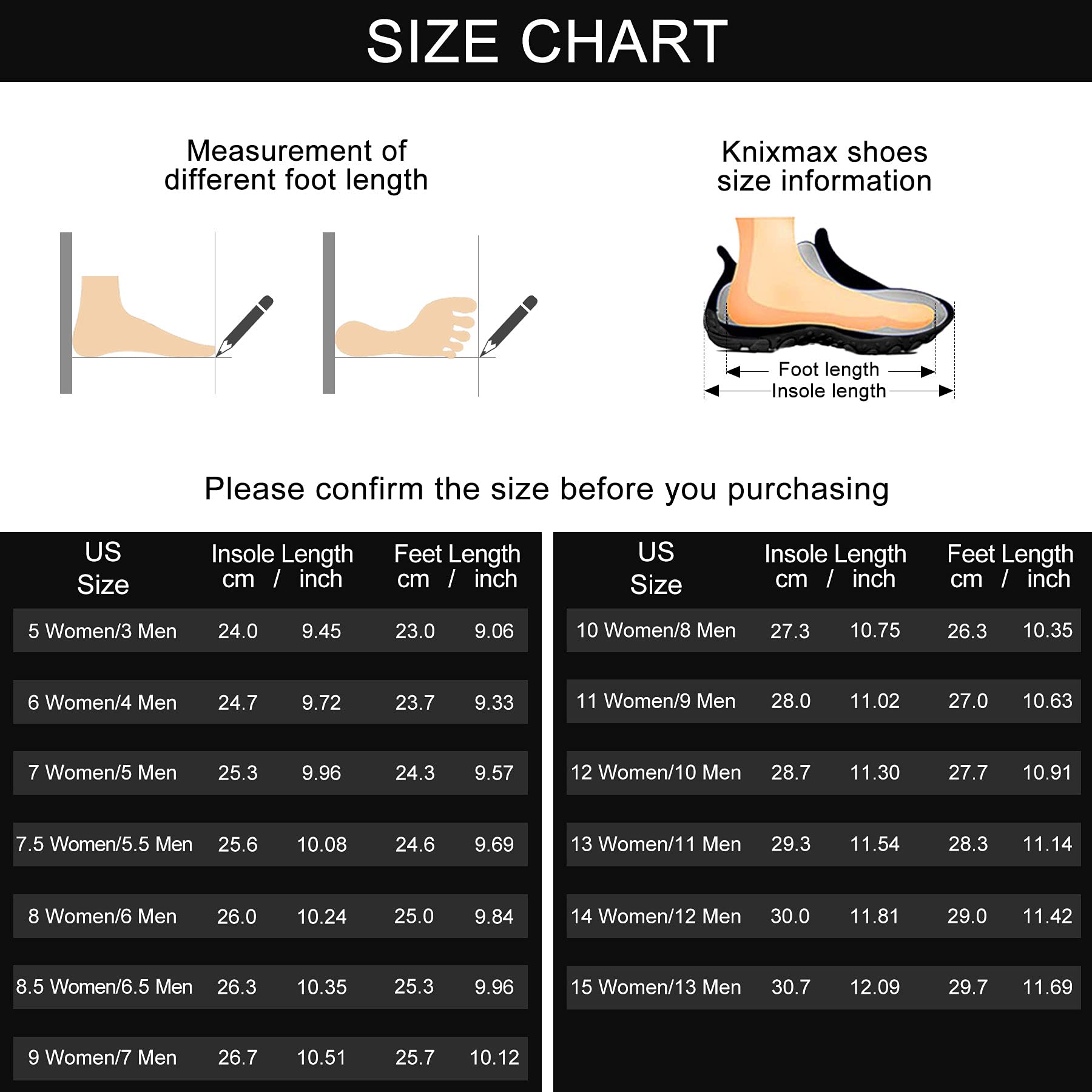 Knixmax Men's Hiking Boots, Waterproof Walking Boots for Man, Breathable Lightweight Outdoor Trailing Camping Boots Black EU 43