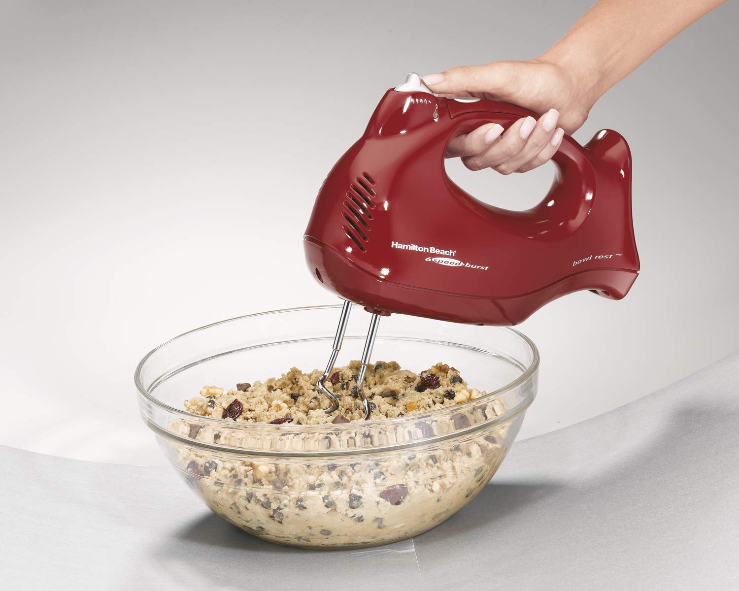 Hamilton Beach, Red Power Deluxe Mixer 64699 (1