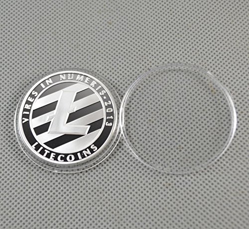 Silver Plated Commemorative Litecoin Collectible Iron Miner Coin - One Item w/Random Color and Design