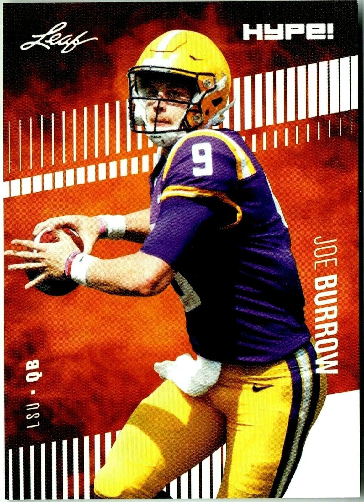 Joe Burrow 2020 Leaf Hype Limited Edition to 5,000 Rookie Card #30!