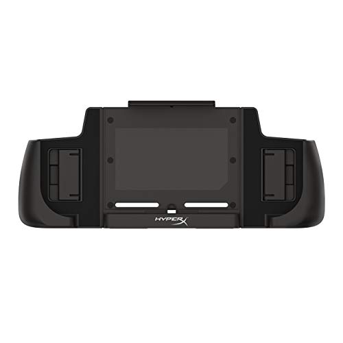 HyperX ChargePlay Clutch – Charging Case for Nintendo Switch, USB Type-C, Joy-Con Grips, Charging Kickstand, Tabletop Mode, 6000mAh Battery, Black (HX-CPCS-U)