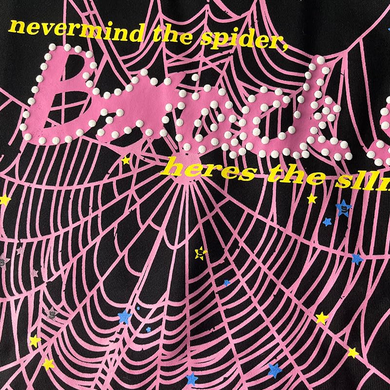 Hip Hop Spider Hoodies Set Y2k Hoodie Tracksuit Pullover Sweatshirt for Women Men Matching Hoodies for Couples