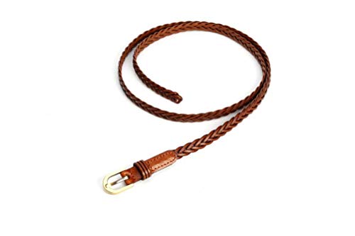 VOCHIC Womens Braided Waist Belt for Large Dress and Shirt Pants Skinny Woven Strap