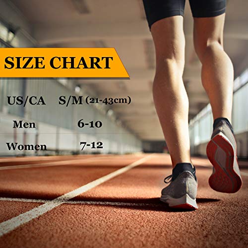 Kodal Copper Infused Running Socks No Smell Low Cut Ankle Tab Support Comfortable Cushion - 5 Pairs