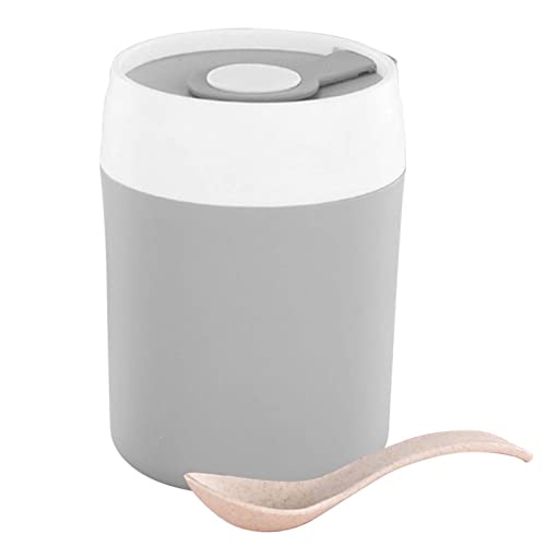 Vacuum Insulated Food Container | 500ml Stainless Steel Double Walled Soup Flask Food Flask, Leakproof Food Jar Keeps Cold Or Hot for 7-12 Hours with Spoon