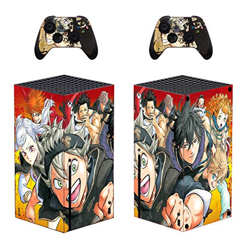 KAJAL MANI X-box-One-Series X Skin Set Magic Men HD Printing Faceplate Protective for Console, Controller Skin Decal