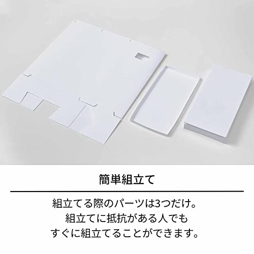 Tenma Co., Ltd. Under Sink Trash Can, Simple Dust Box, Wide Open, 5.3 gal (20 L), Gray