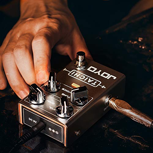 JOYO R-02 Tai Chi Low Gain Overdrive Pedal Bundle with JP-03 DC 9V 2A Pedal Power Supply