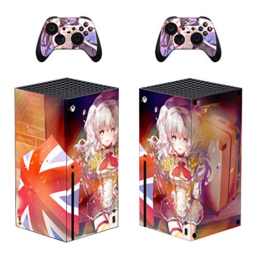 KAJAL MANI X-box-One-Series X Skin Set Otaku Fan Boy HD Printing Faceplate Protective for Console, Controller Skin Decal