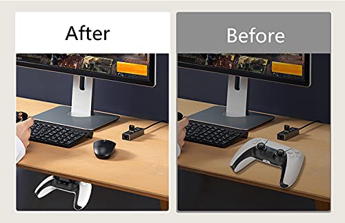 IFEEHE Under Desk Mount Game Controller Holder Stand Mount Compatible for PS5 Controllers