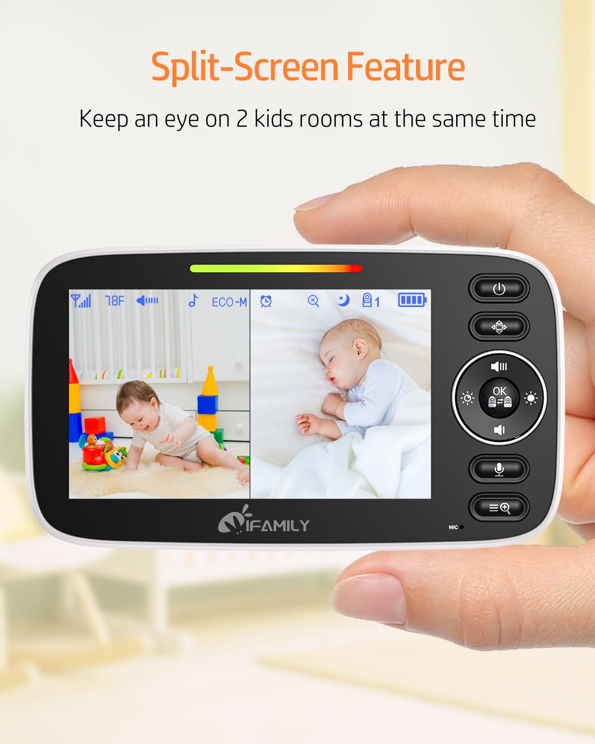 iFamily Split Screen Baby Monitor