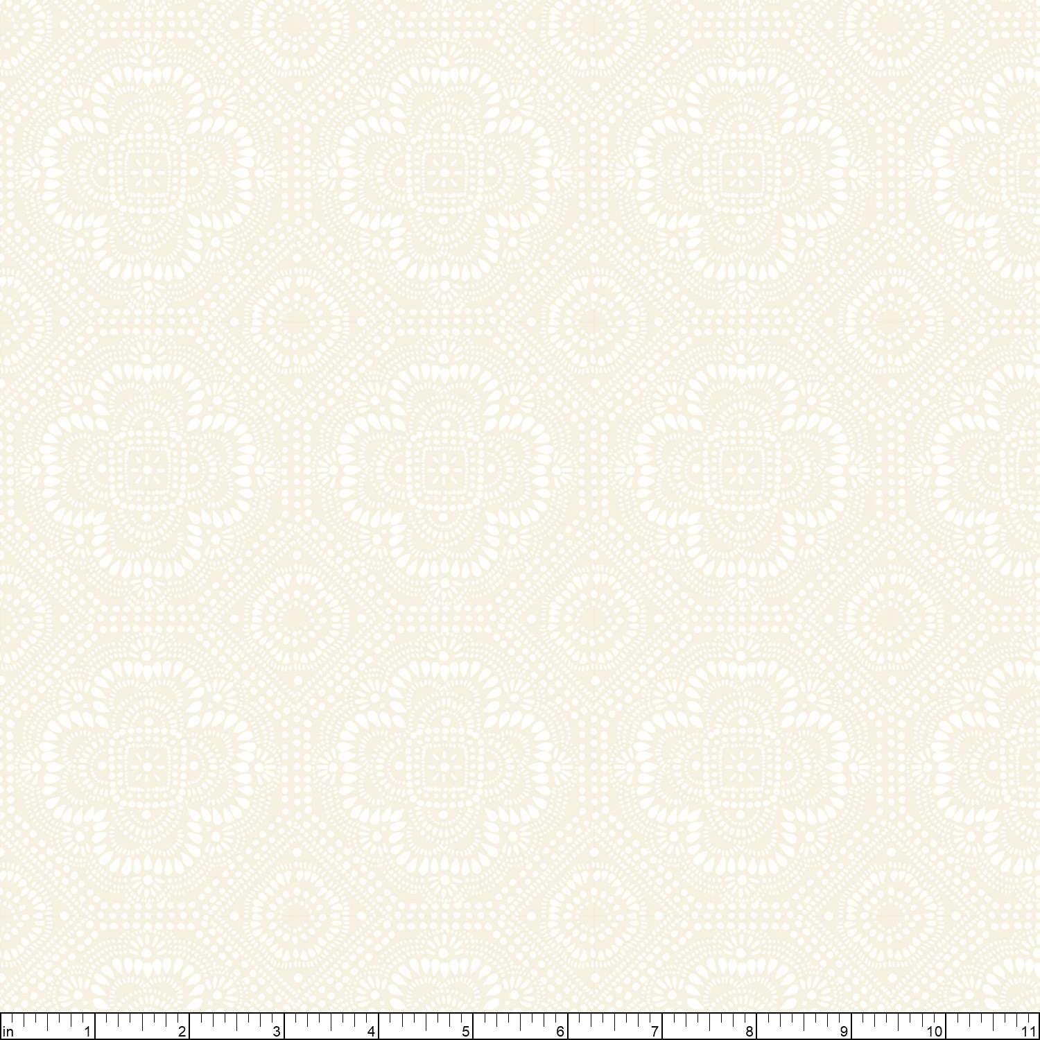 Wilmington Prints Seasons Study Grid Tonal, Fabric by The Yard (Cream)