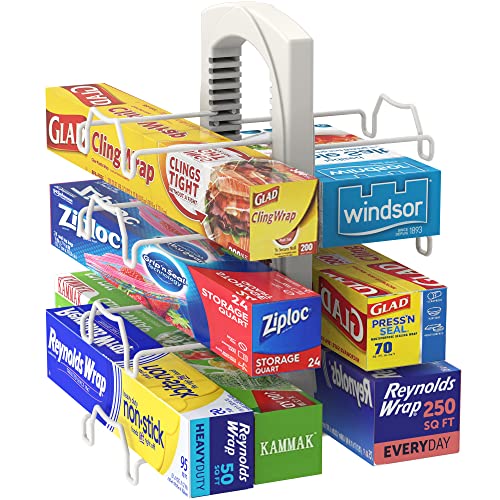 SimpleHousewares Adjustable Kitchen Wrap Organizer